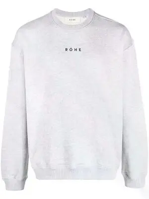 RÓHE Logo-print Long-sleeve Sweatshirt