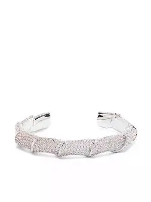 Eddie Borgo Pavé Scroll Cuff - Silver