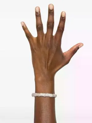 Eddie Borgo Pavé Scroll Cuff