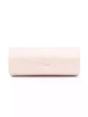 Chloé Oversized Transparent-effect Glasses - Orange