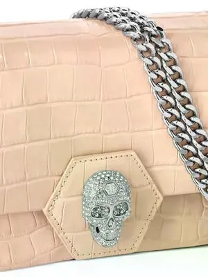 Philipp Plein Crystal Skull Shoulder Bag
