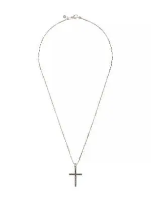 John Hardy Jawan Cross Pendant Necklace - Metallic