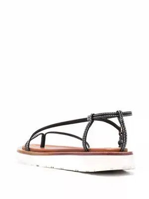 Zimmermann Skinny Strap Flat Sandals