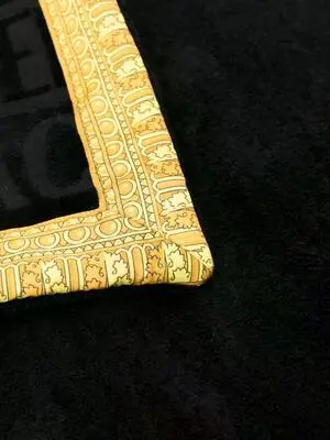 Versace Logo-jacquard Cotton Bathmat