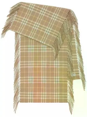 Burberry Vintage Check Cashmere Scarf - Neutrals