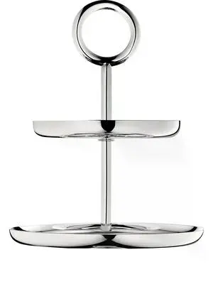 Christofle Vertigo Two-tier Pastry Stand