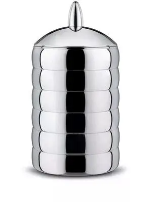 ALESSI Kalistò 2 Cylinder Jar - Silver
