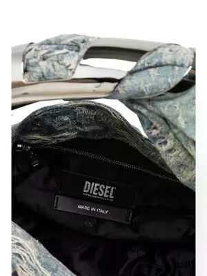 DIESEL® Grab-d Denim Tote Bag - Blue