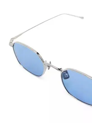 PETER AND MAY Square-frame Metal Sunglasses