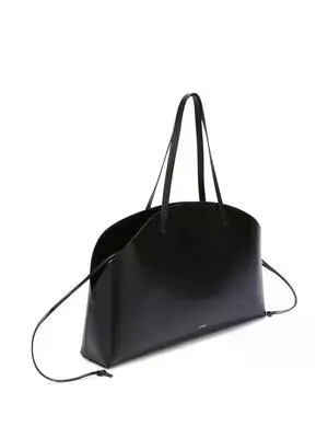 JIL SANDER Curve Large Shoulder Bag - Black