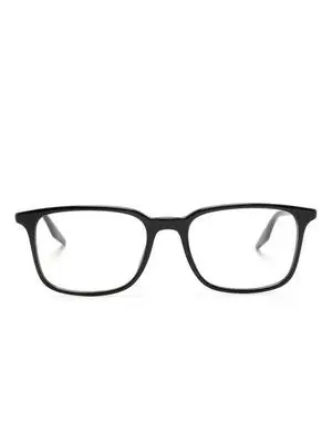 Ray-ban Logo-plaque Square-frame Glasses - Black