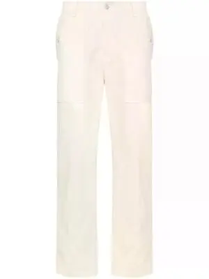 Maison Kitsune Embroidered Pants For Men