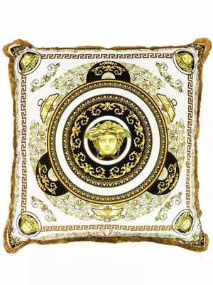 Versace Medusa-head Print Square Cushion