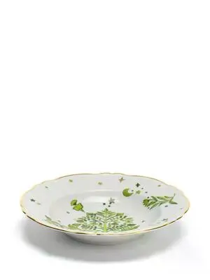 BITOSSI HOME Floreal Porcelain Deep Plate