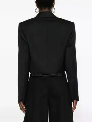 Zadig&Voltaire Vito Double-breasted Cropped Blazer