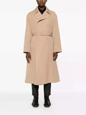 JIL SANDER Wool Gabardine Trench Coat