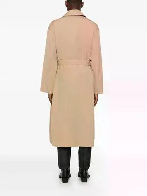 JIL SANDER Wool Gabardine Trench Coat