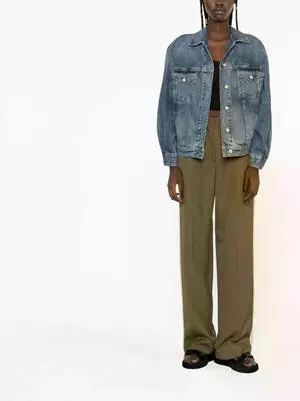 Palm Angels Sunrise-print Denim Jacket