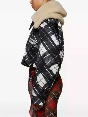JEAN PAUL GAULTIER Layered Shearling-collar Jacket