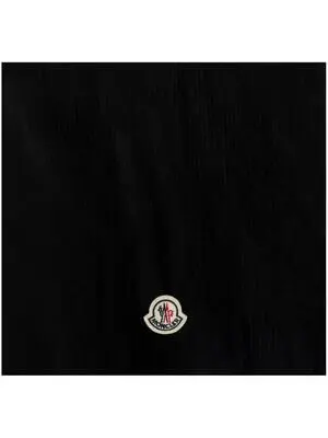 Moncler Logo-patch Scarf - Black