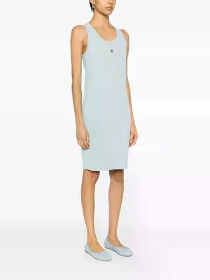 Givenchy 4g-plaque Midi Dress - Blue