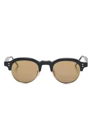 Thom Browne Round-frame Sunglasses - Black