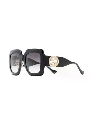 Gucci Oversized Square Sunglasses - Black