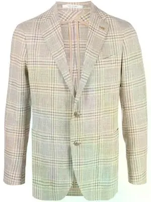 Tagliatore Plaid-check Print Blazer