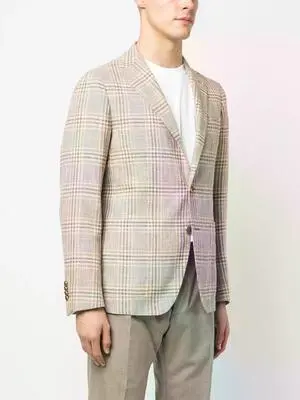 Tagliatore Plaid-check Print Blazer