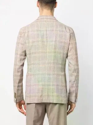 Tagliatore Plaid-check Print Blazer