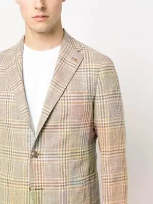Tagliatore Plaid-check Print Blazer