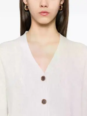 LISA YANG Marion Cardigan - Neutrals