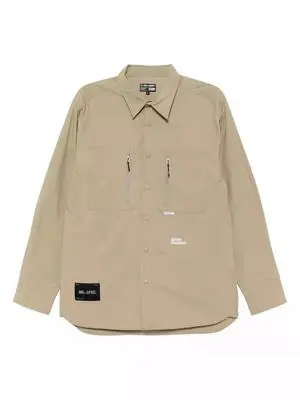 Izzue Logo-print Shirt - Neutrals