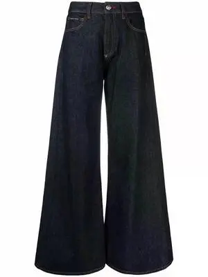 Philipp Plein Logo-patch Wide-leg Jeans