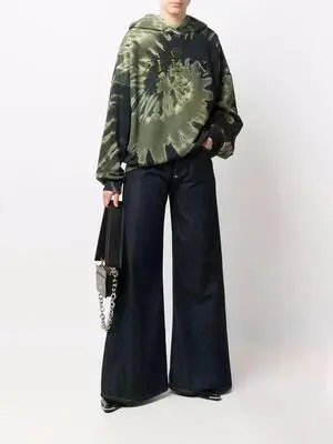 Philipp Plein Logo-patch Wide-leg Jeans