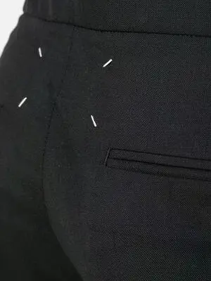MAISON MARGIELA Four-stitch Detail Tailored Trousers - Black