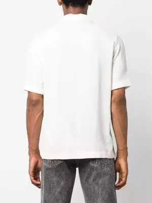 Séfr Buttoned Short-sleeved Shirt - Neutrals