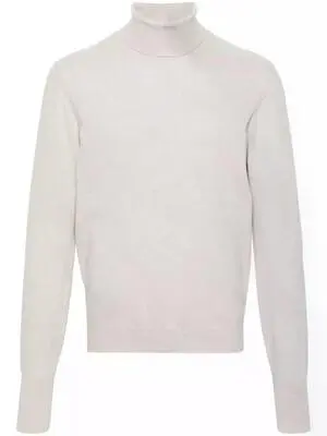 DRUMOHR Cashmere Roll Neck Sweater - Neutrals