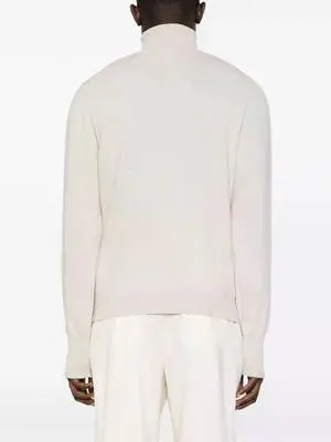 DRUMOHR Cashmere Roll Neck Sweater - Neutrals