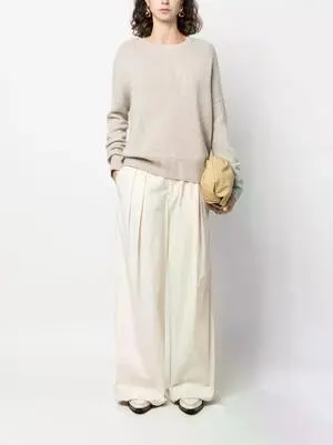 LISA YANG Extra-long Sleeved Cashmere Jumper - Neutrals