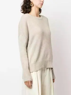 LISA YANG Extra-long Sleeved Cashmere Jumper - Neutrals