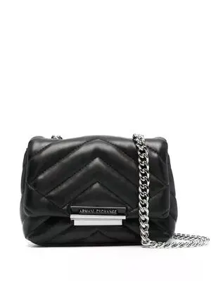 Armani Exchange Chevron-quilted Mini Bag