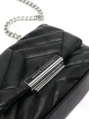 Armani Exchange Chevron-quilted Mini Bag