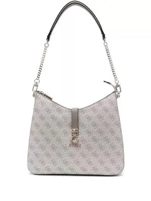 Guess Silver Tone Shoulder Bags For Women