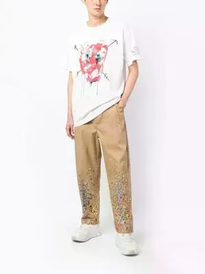 HACULLA. Cotton Paint-splatter Trousers