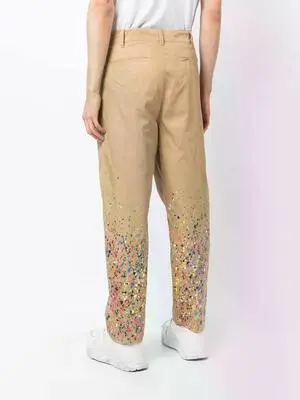 HACULLA. Cotton Paint-splatter Trousers