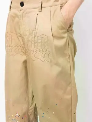 HACULLA. Cotton Paint-splatter Trousers