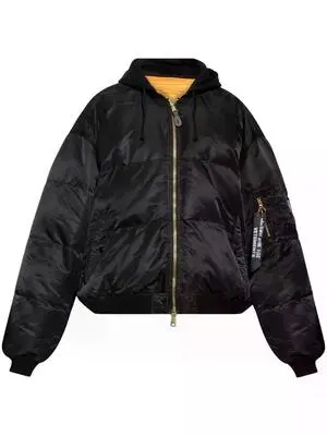 Vetements Quilted Hooded Bomber Jacket