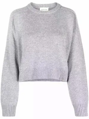 Loulou De Saison Ribbed-trim Cropped Jumper
