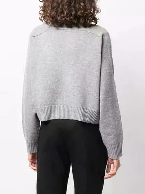 Loulou De Saison Ribbed-trim Cropped Jumper